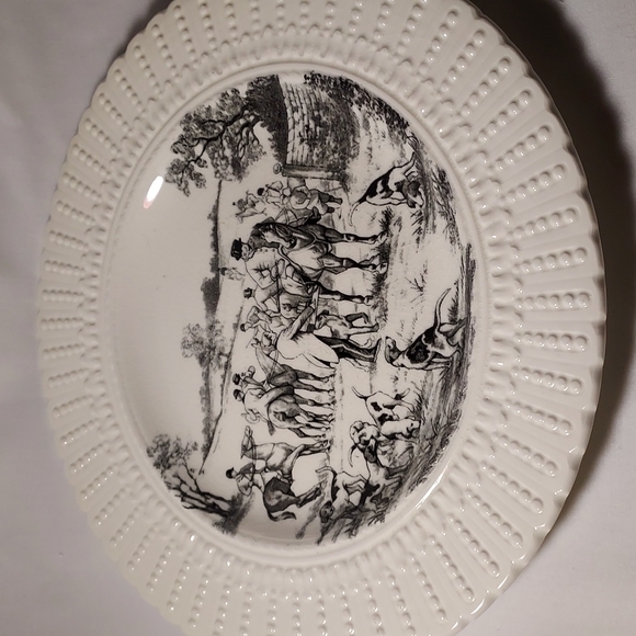 Vintage "The Meet" Plate | Accents | Vintage Royal Cauldon Made In ...